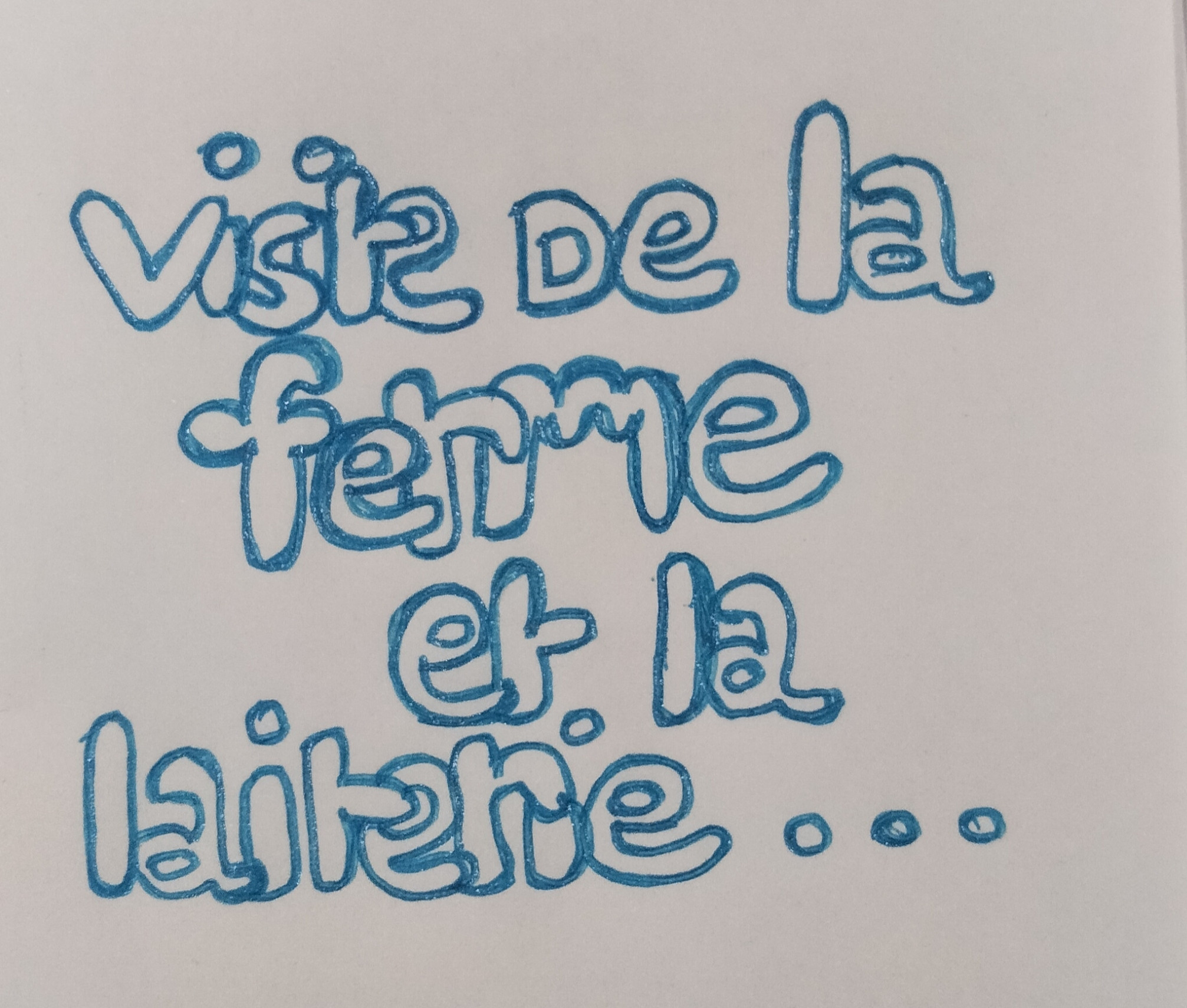 Visite à la ferme - Communiquer Lire Ecrire